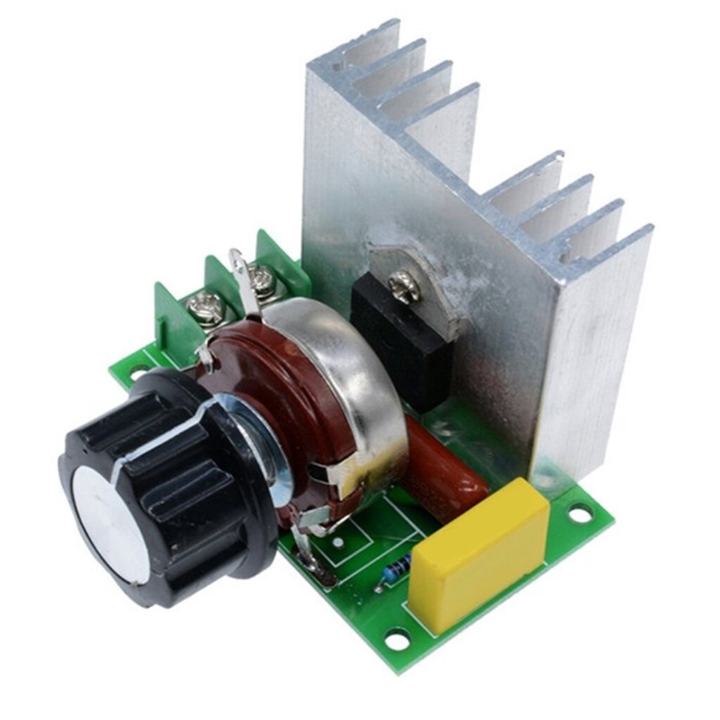 220V 4000W SCR Регулятор напряжения, диммер, термостат, модуль управления скоростью
