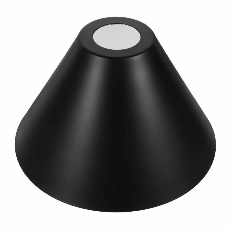 Металлический цилиндрический плафон для подвесного светильника, Черный