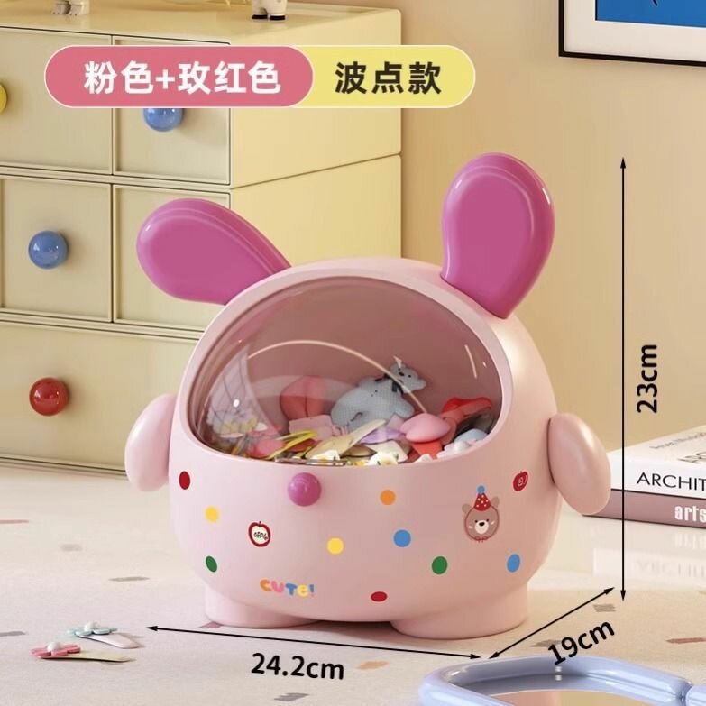 Креативная коробка для аксессуаров для волос 2026 года, большая настольная пылезащитная коробка для хранения детских резинок и аксессуаров для волос.