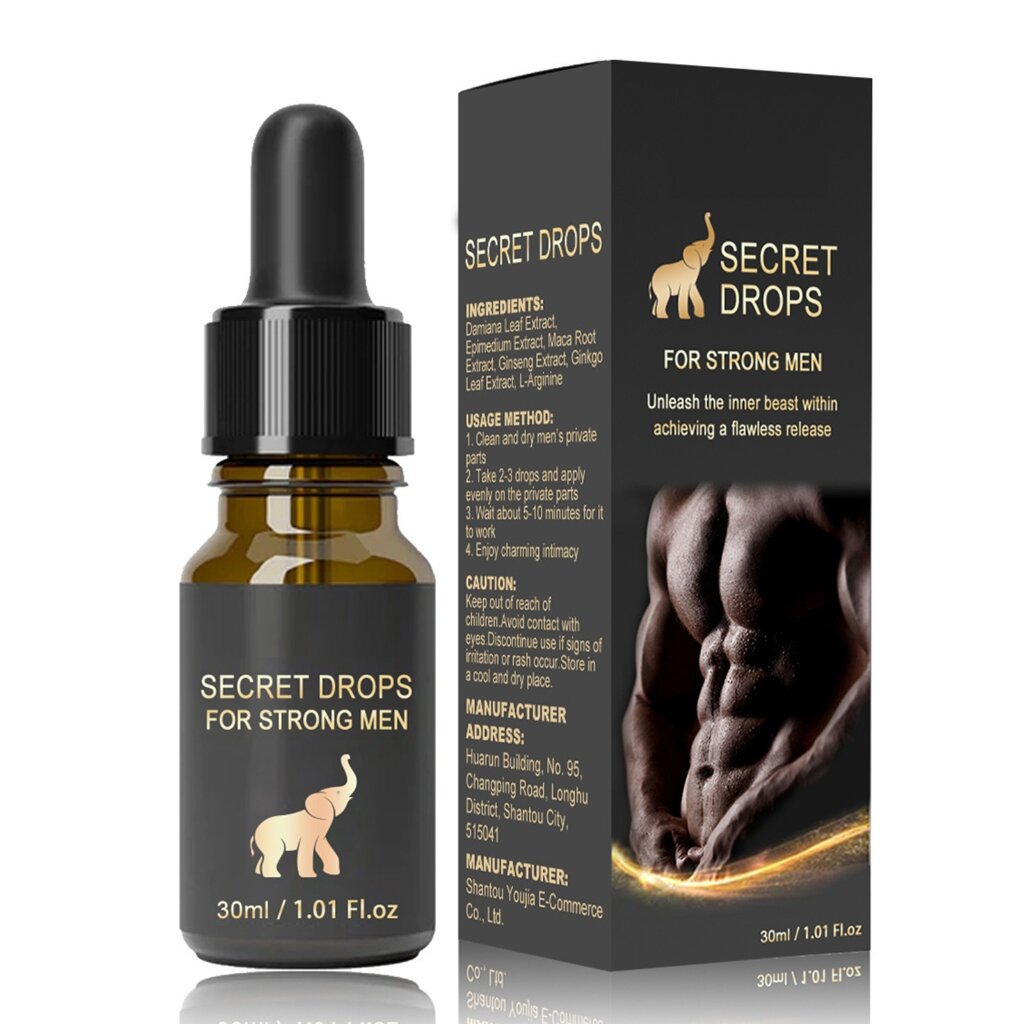 Секретные Капли для Сильного Мужчины, Повышающие Чувствительность, Счастливо Задерживающие Эякуляцию У Мужчин, Повышающие Энергию