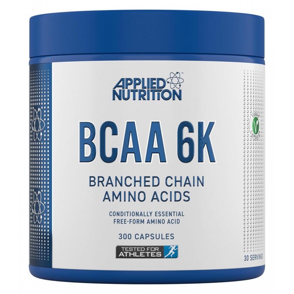 Аминокислоты BCAA Applied Nutrition BCAA 6K, 300 капсул