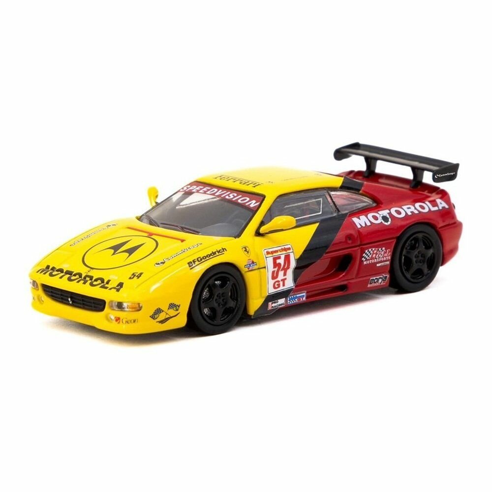 Машинка Tarmac Works TW 1:64 Ferrari F355 Challenge World Challenge Series 2000 T64-083-00WCS54 Die-cast Alloy Car Model Collection Toy Gift
