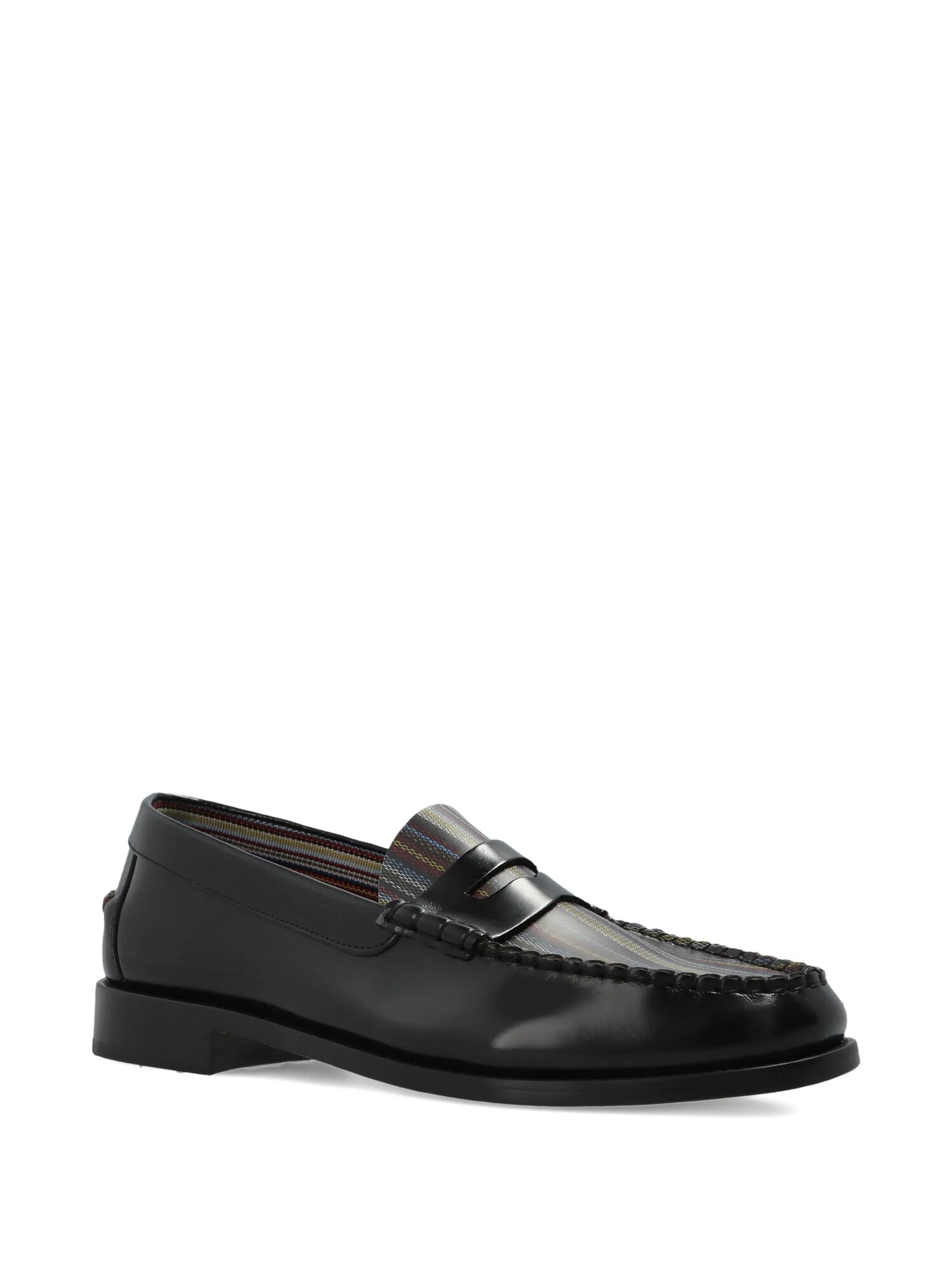 Лоферы Paul Smith Penny-strap loafers, размер 7.5, black/black — фото 1