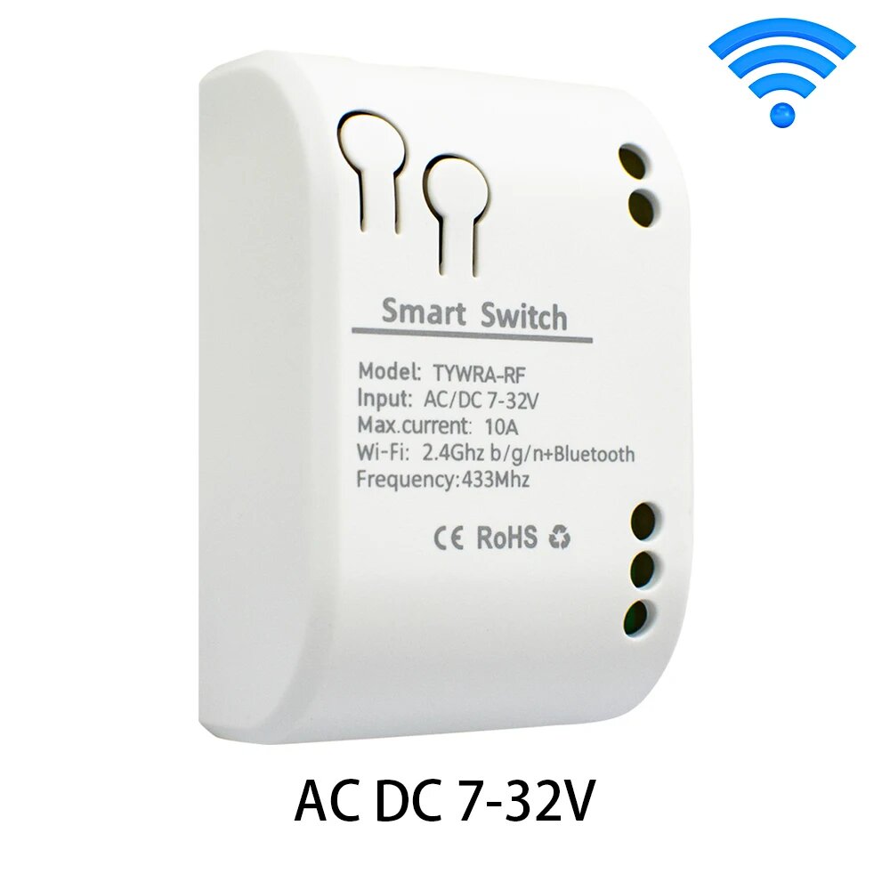 Scimagic-RC модуль реле Zigbee/Wi-Fi 1-канальный 12В/24В/220В