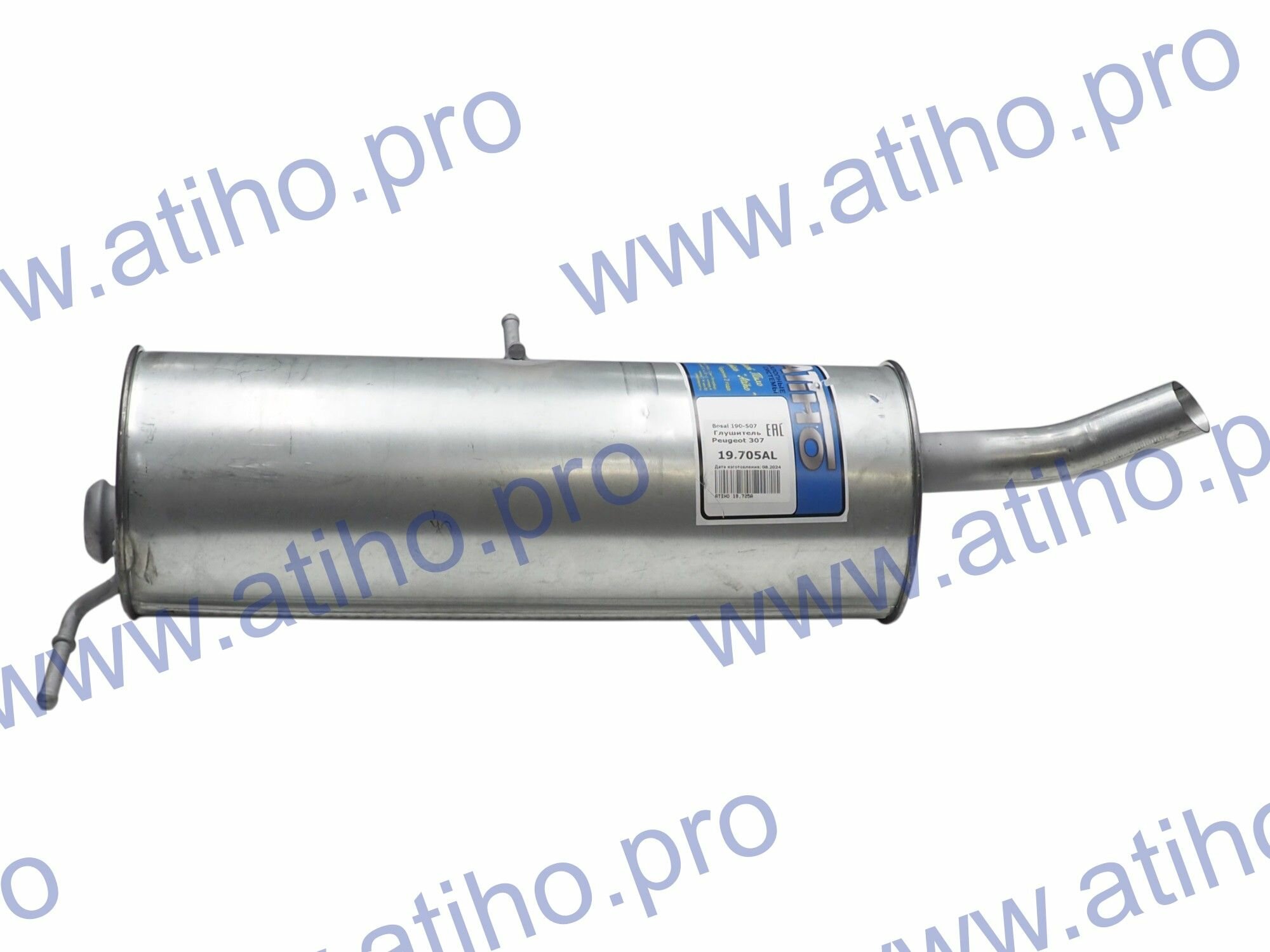 Глушитель Atiho для автомобиля Peugeot 307 1.6i - 16V хэтчбек