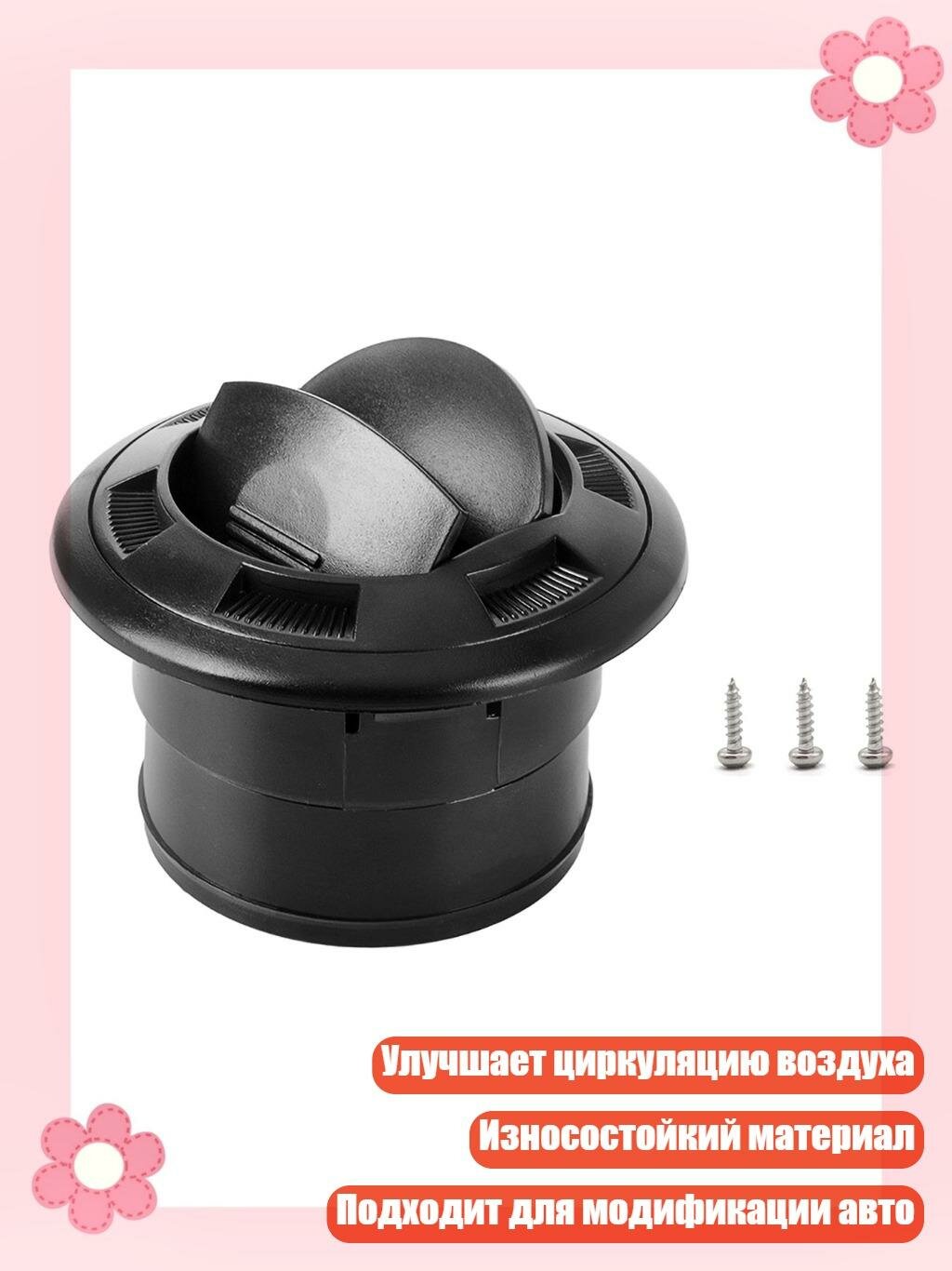 Передние решетки воздуховодов, центральная консоль, поворотная вентиляция 75 мм, WGL (Рабочая группа)