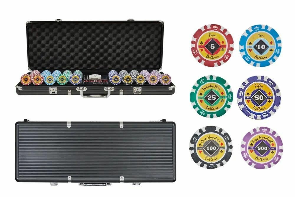 Набор для покера Crown на 500 фишек 61798 Partida