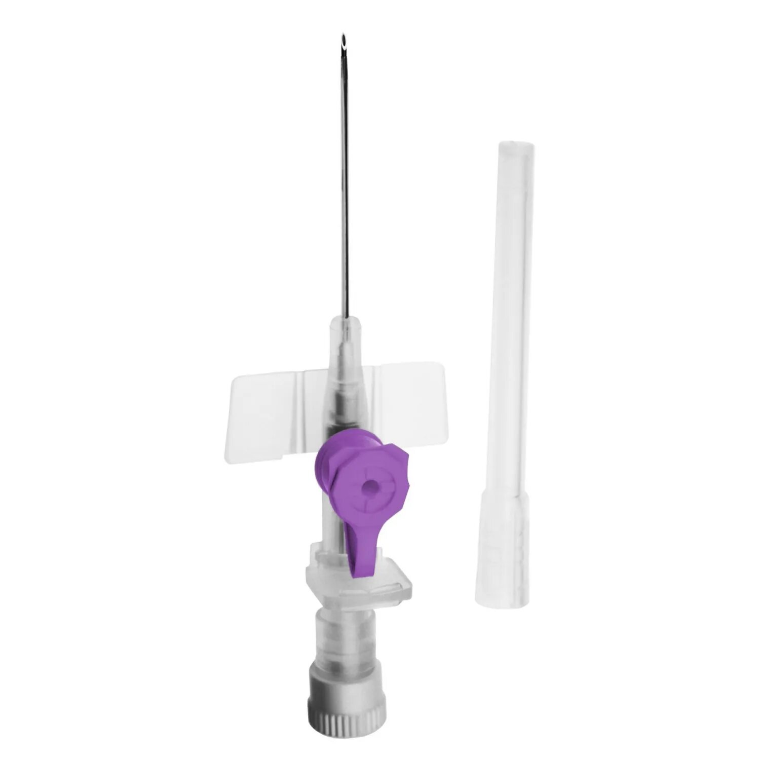 Катетер периферический с доп. портом 26G, SFM, 100 шт/уп