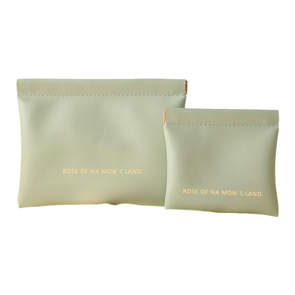 Портативный чехол для хранения с застежкой-кнопкой и мягкой пружиной, органайзер для кабеля данных, проводных наушников, помады, мелких предметов