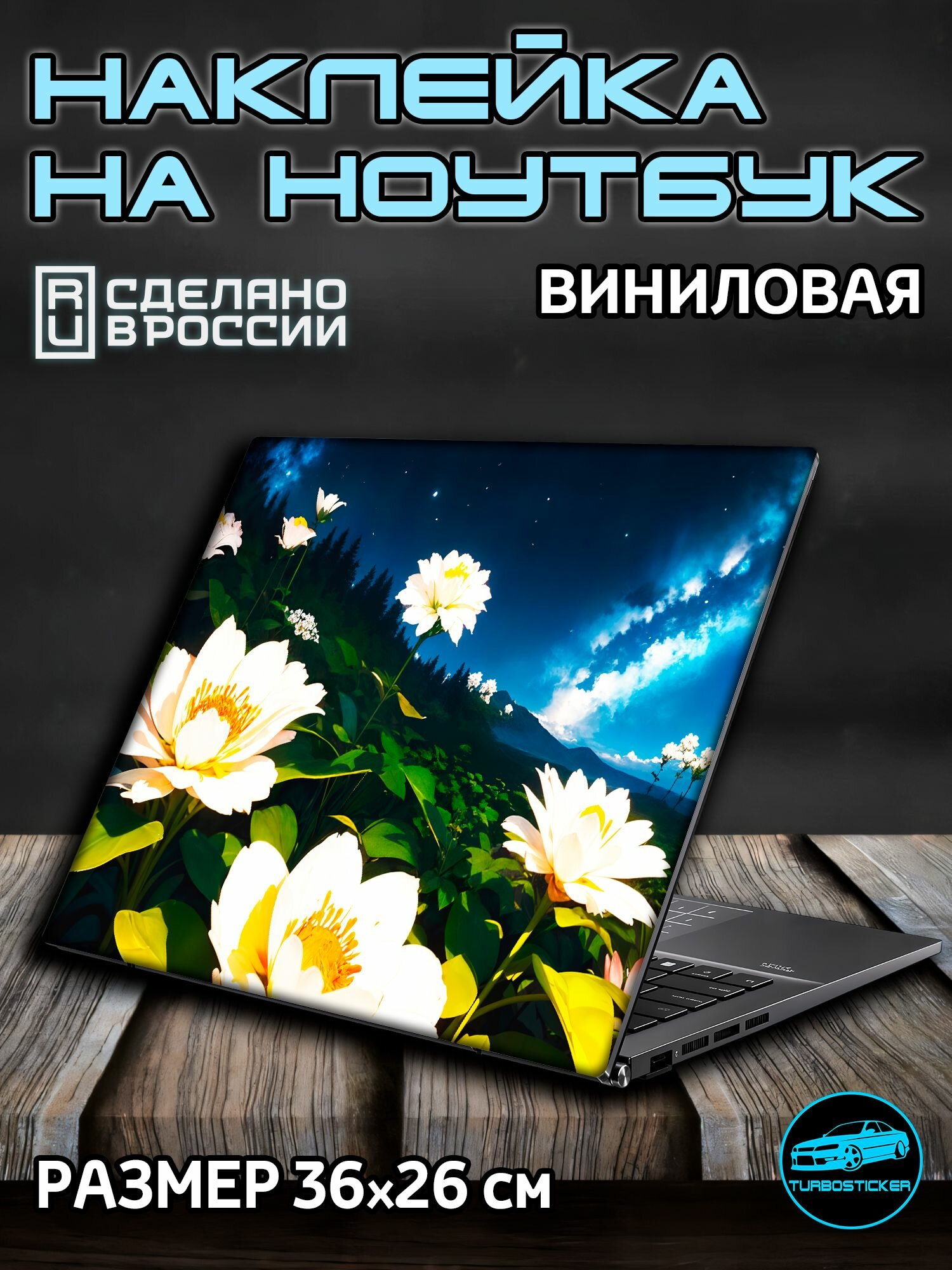 Наклейка на ноутбук