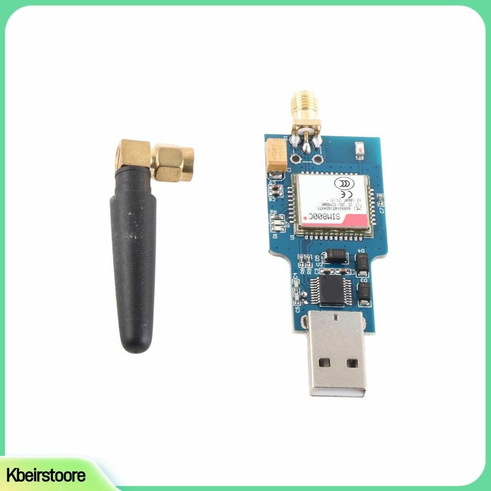 Четырехчастотный модуль GSM/GPRS SIM800C с USB и Bluetooth