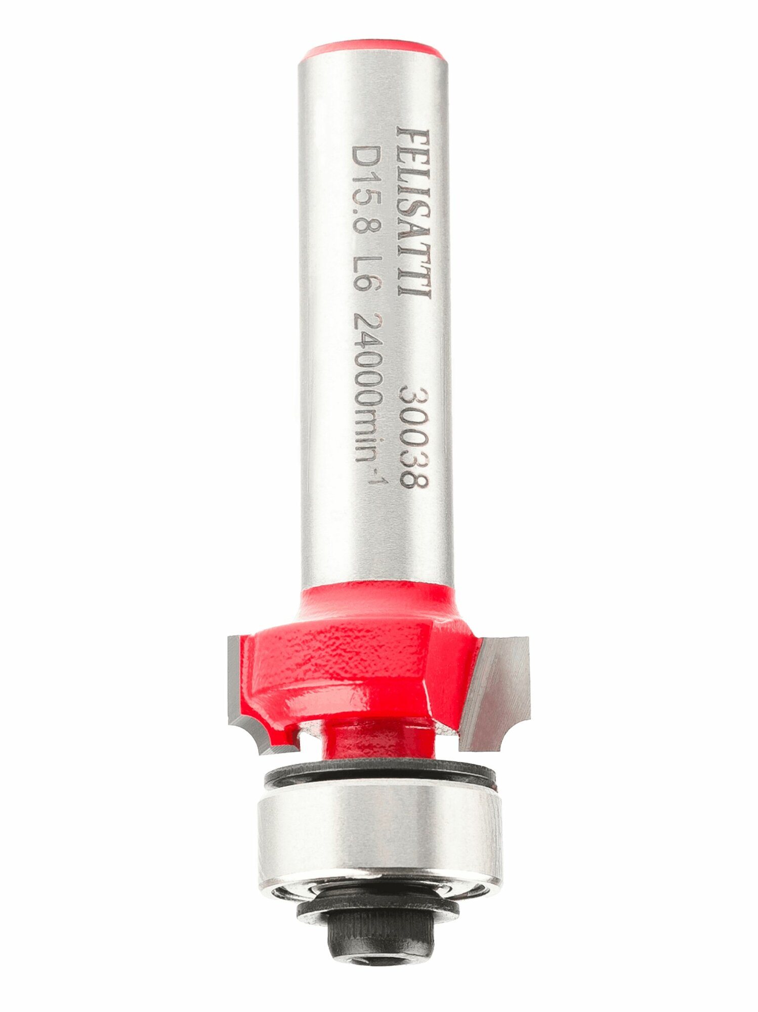 Фреза кромочная калевочная ф16х6, r1.6, хв. 8мм