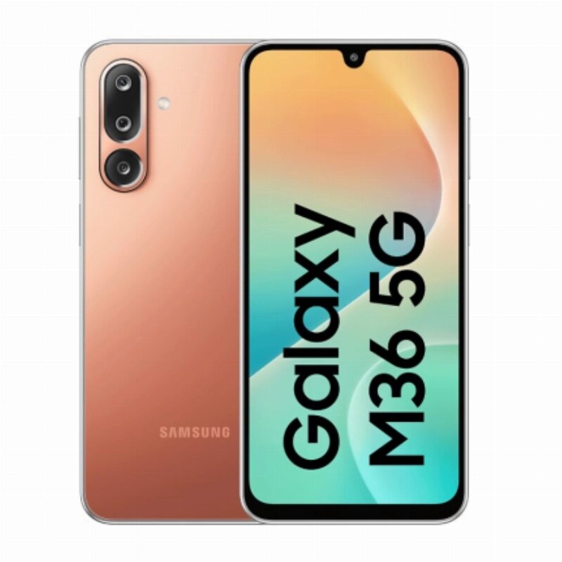 Смартфон Samsung Galaxy M36 6/128 GB, Orange, оранжевый