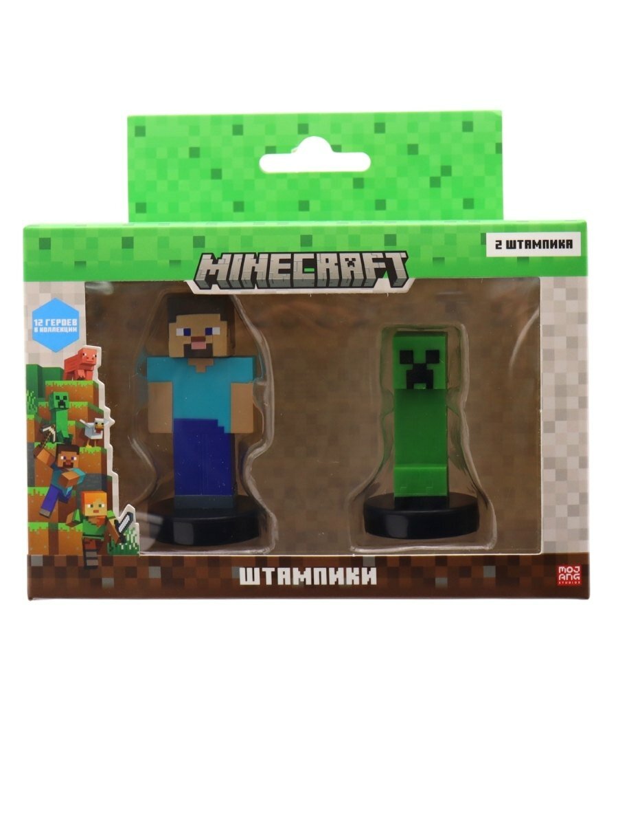 Штампик Minecraft Стив и Крипер (MC5015B)