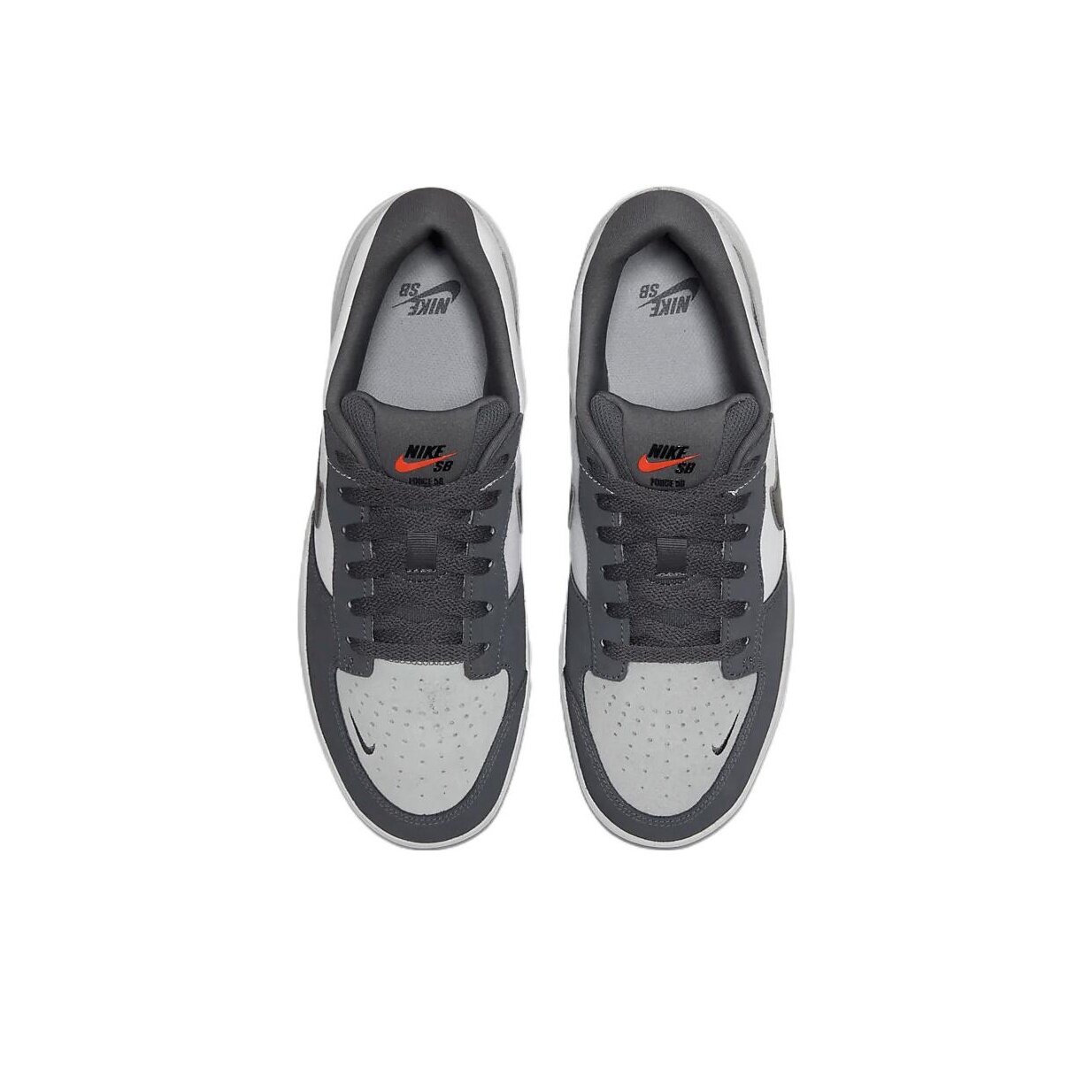 Кроссовки NIKE SB Force 58, размер EU 40 стопа (25CM), серый — фото 1