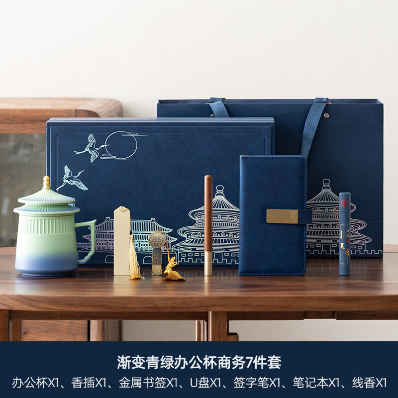 Сувениры для командного бuilding от компании Forbidden City Cultural and Creative, корпоративные подарки на годовщину для клиентов и сотрудников, керамический бизнес-набор