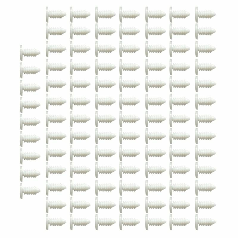 100 шт, заклепки в форме дерева-белый