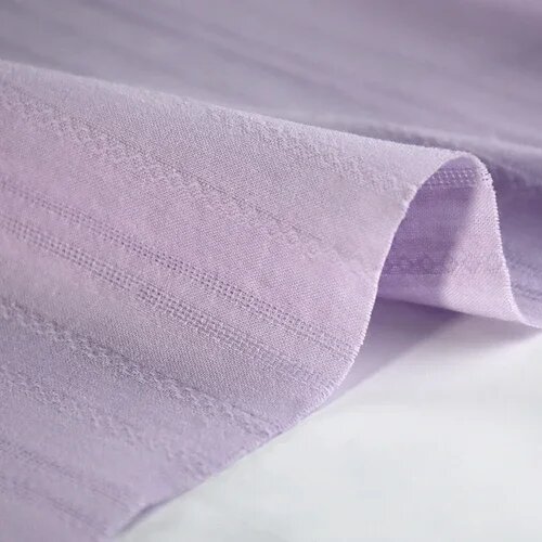 Женская хлопковая жаккардовая ткань с вышивкой 145x50 см Сиреневый, 6 Light purple