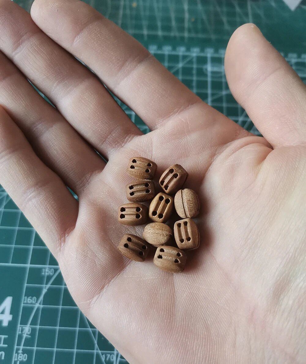 Набор аксессуаров для моделей кораблей Honby, 3.5 mm Double pulley