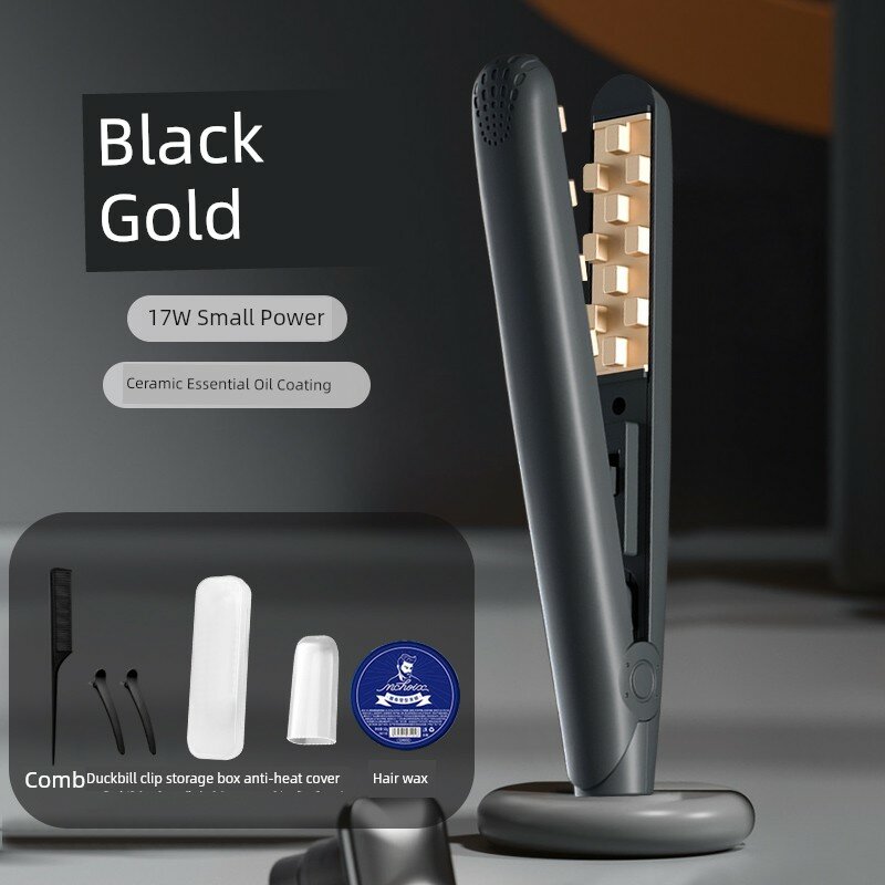 Щипцы для завивки волос Corn Perm Iron для мужчин, мини-стайлер для придания объема, подтяжки корней и создания волн.