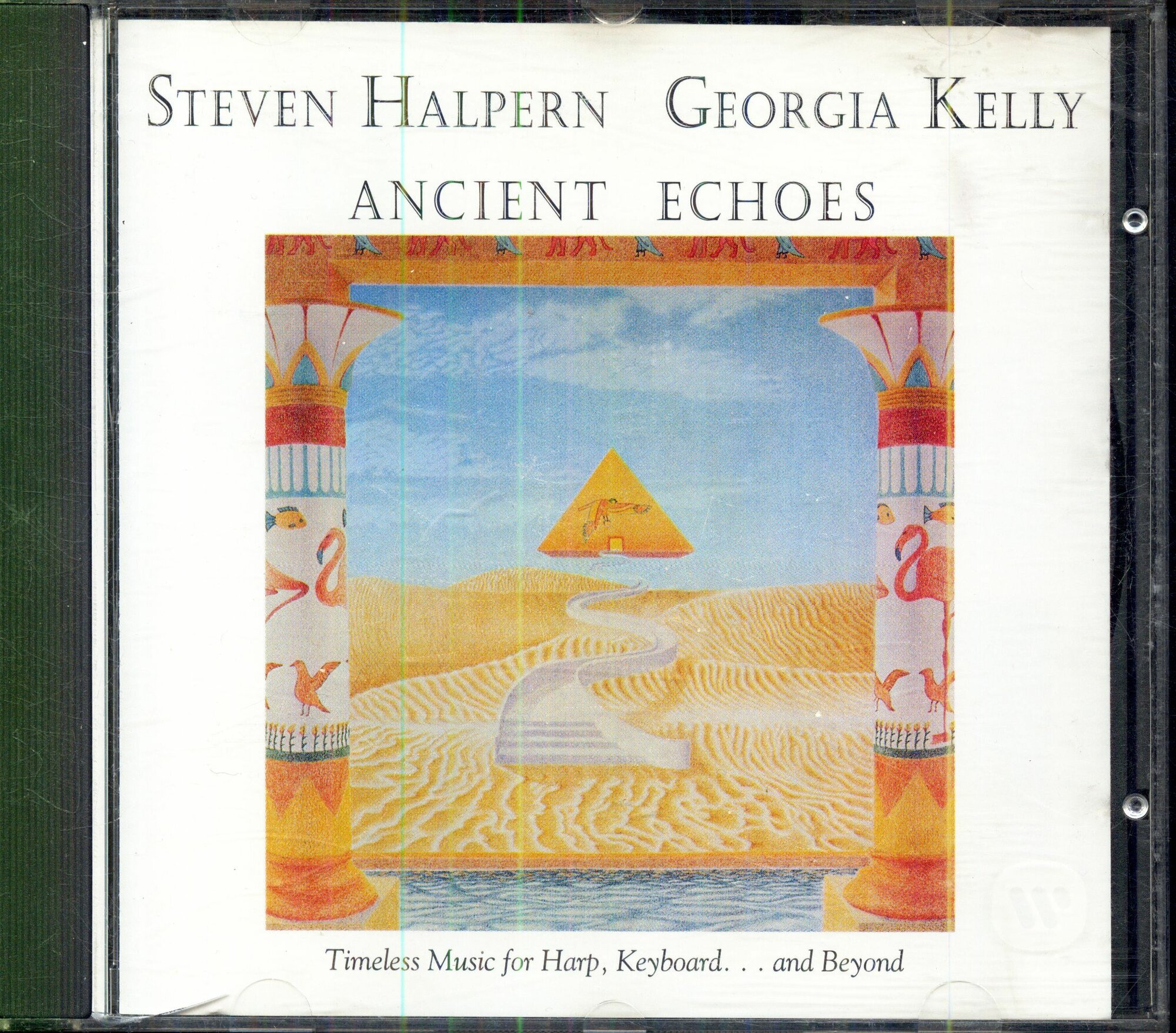 Steven Halpern & Georgia Kelly. Ancient Echoes (Holland, SRXD 7783, 1993) CD диск