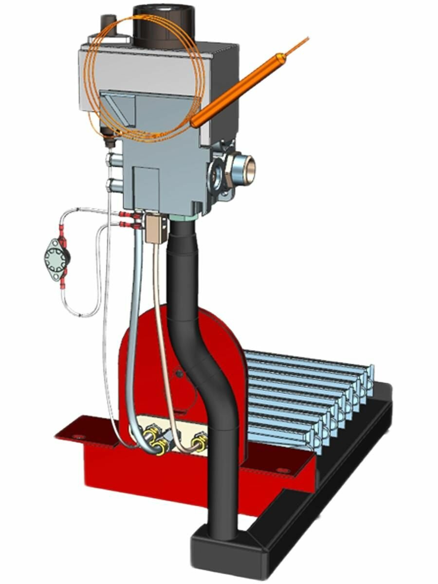 Газогорелочное устройство (ГГУ) "ЖТМ-3" Секция: 8 кВт, Tgv