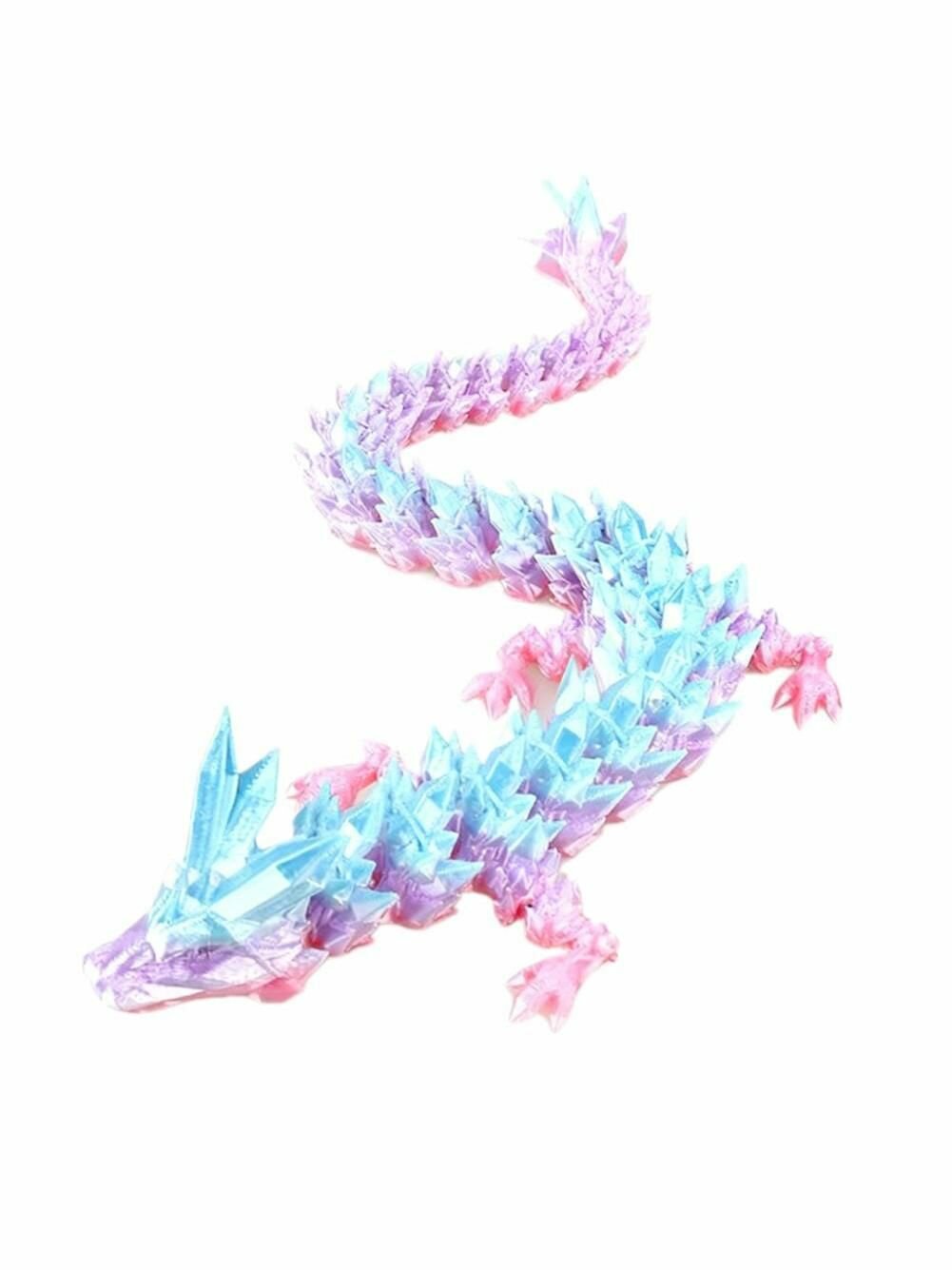 Дракон 3d подвижный,3d игрушки,3д игрушка подвижная, подарок для мальчиков и девочек