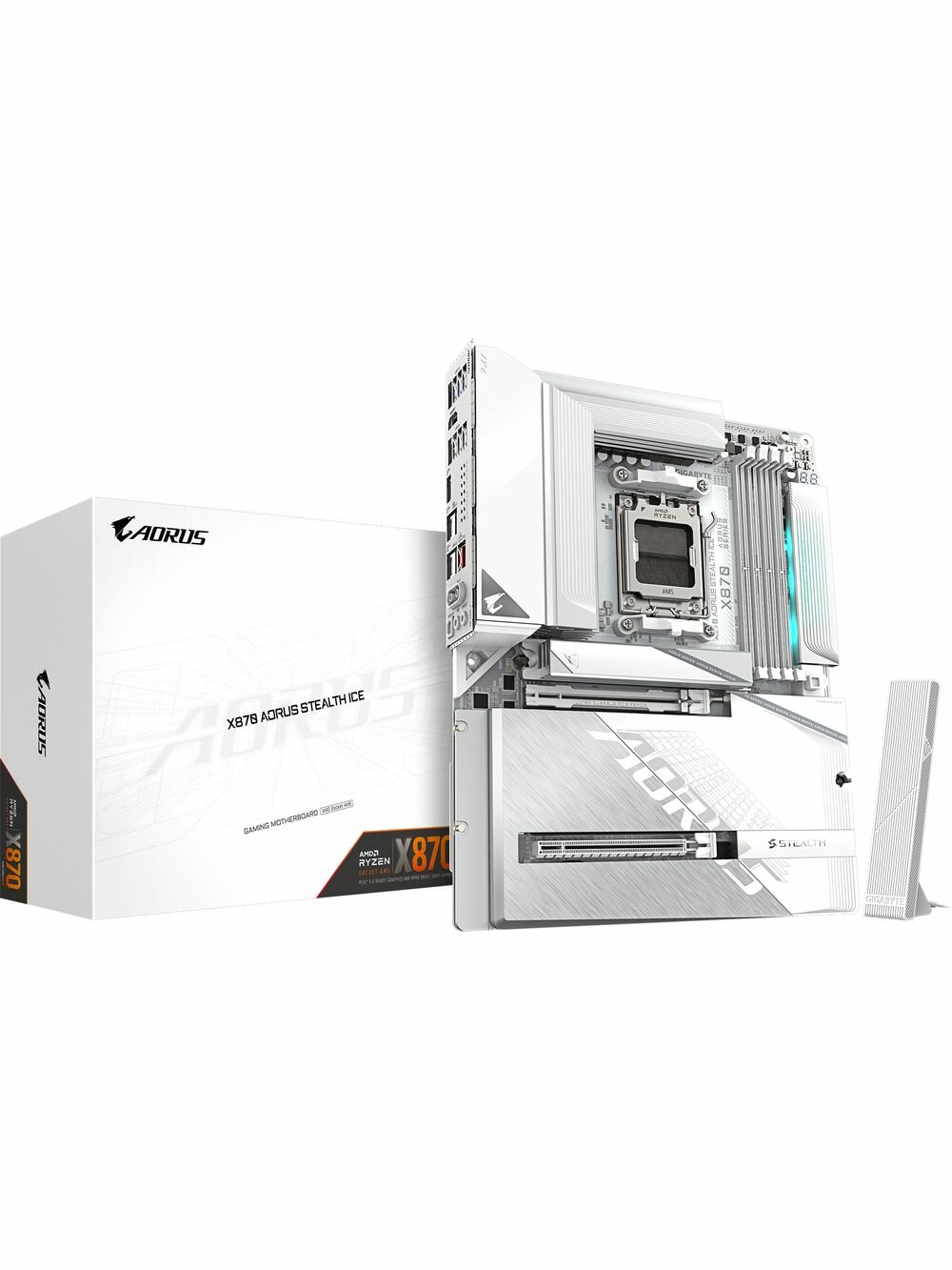 Материнская плата GIGABYTE X870 A STEALTH ICE, официальная гарантия