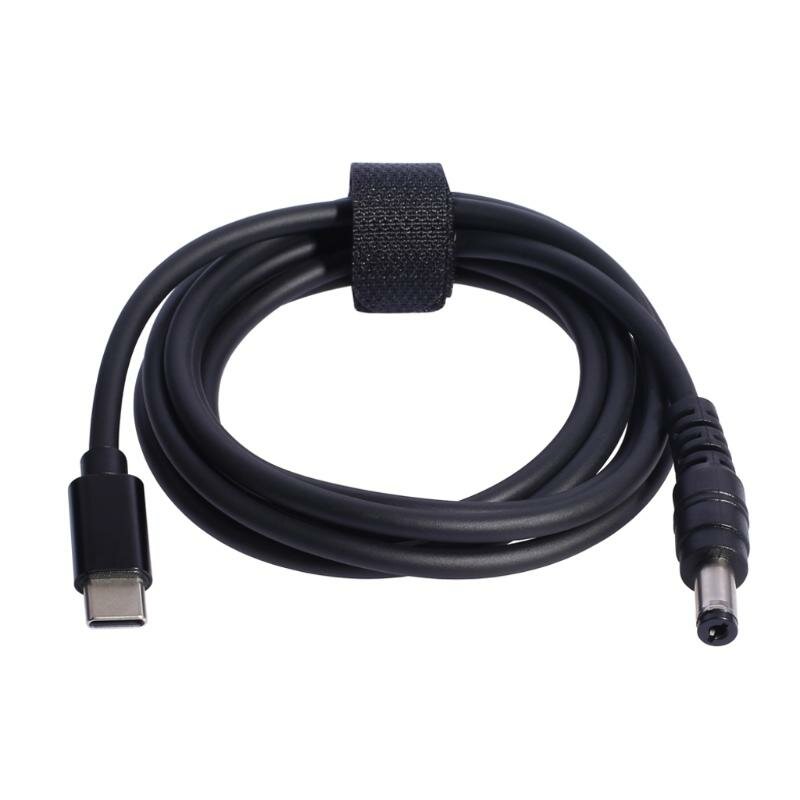 Кабель-адаптер питания 9 В, 12 В, 15 В, 20 В, USB-C, 5.5x2.1 мм - 12V