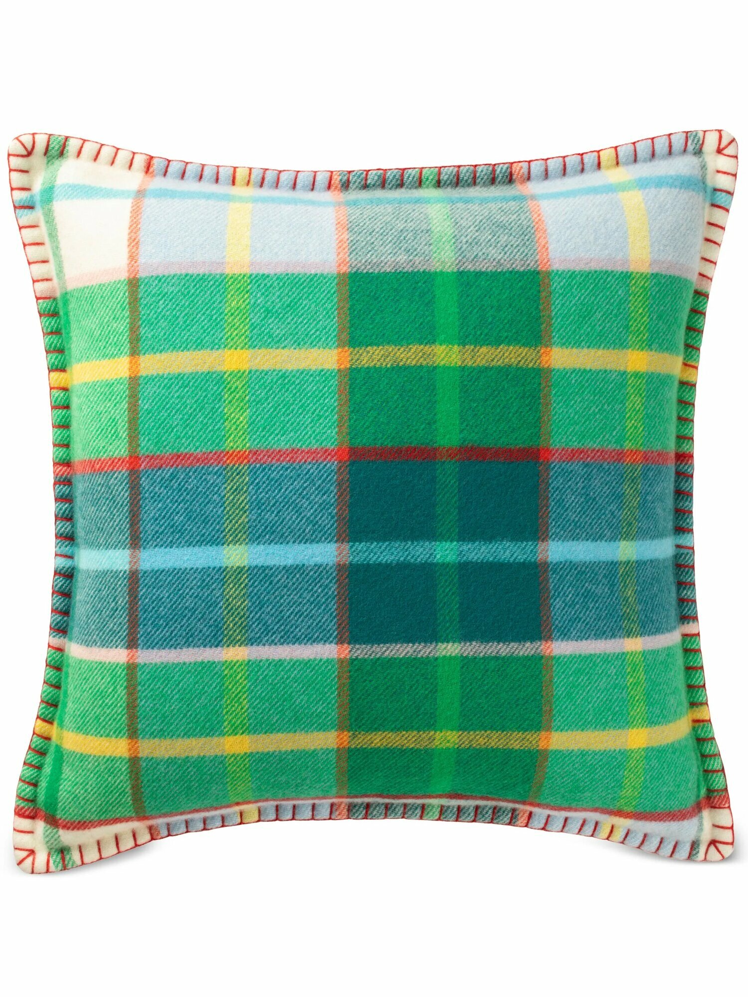 Двусторонняя подушка из шерсти, OneSize , green