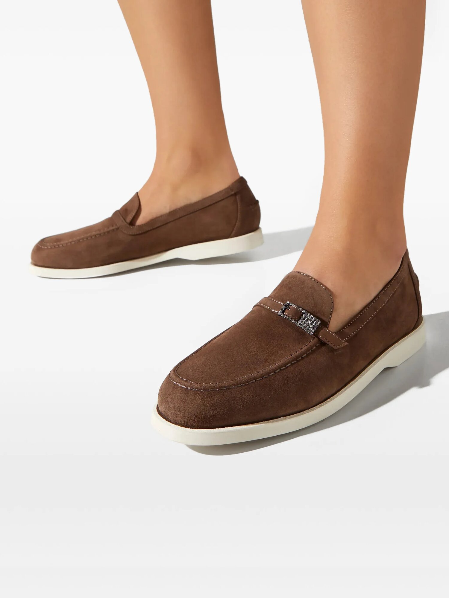 Лоферы Buckle strap loafers
