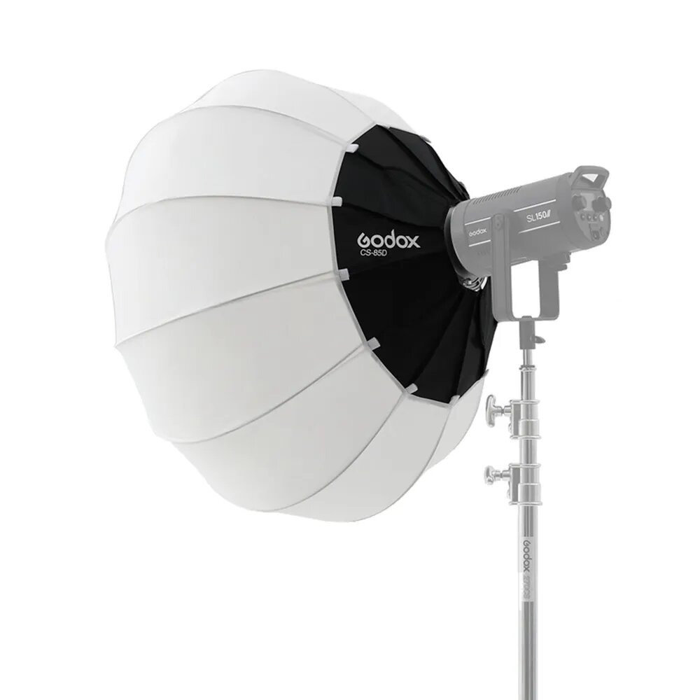 Софтбокс Godox CS-85D сферической формы для фото- и видеосъемки. Белый, 850 мм