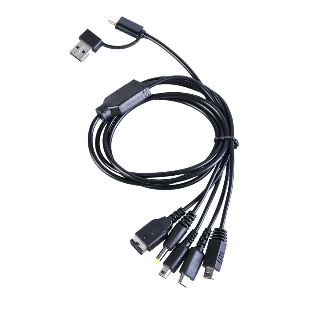 5 в 2, USB-геймпад Type C, зарядный шнур, линейный адаптер питания, провод, блок питания, зарядка для игрового контроллера