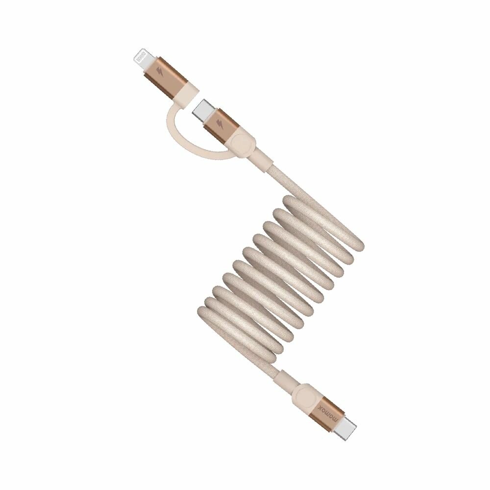 Магнитный кабель для быстрой зарядки Momax Mag.Link USB-C to Lightning 60W 1М - Black