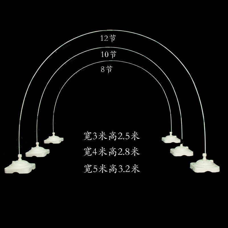 Съемная арка для свадебных шаров, арка для открытия торгового центра, аксессуары для мероприятий, промо-акция, водонаполненная основа