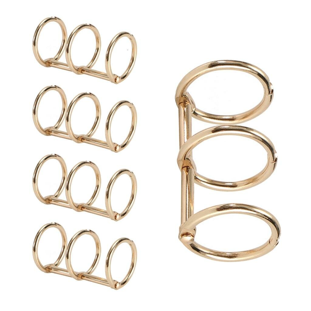 5 шт. Металлические кольца для переплета, кольца для переплета книг 20/30 мм, вкладыши для книг, школьные канцелярские принадлежности для переплета фотоальбомов