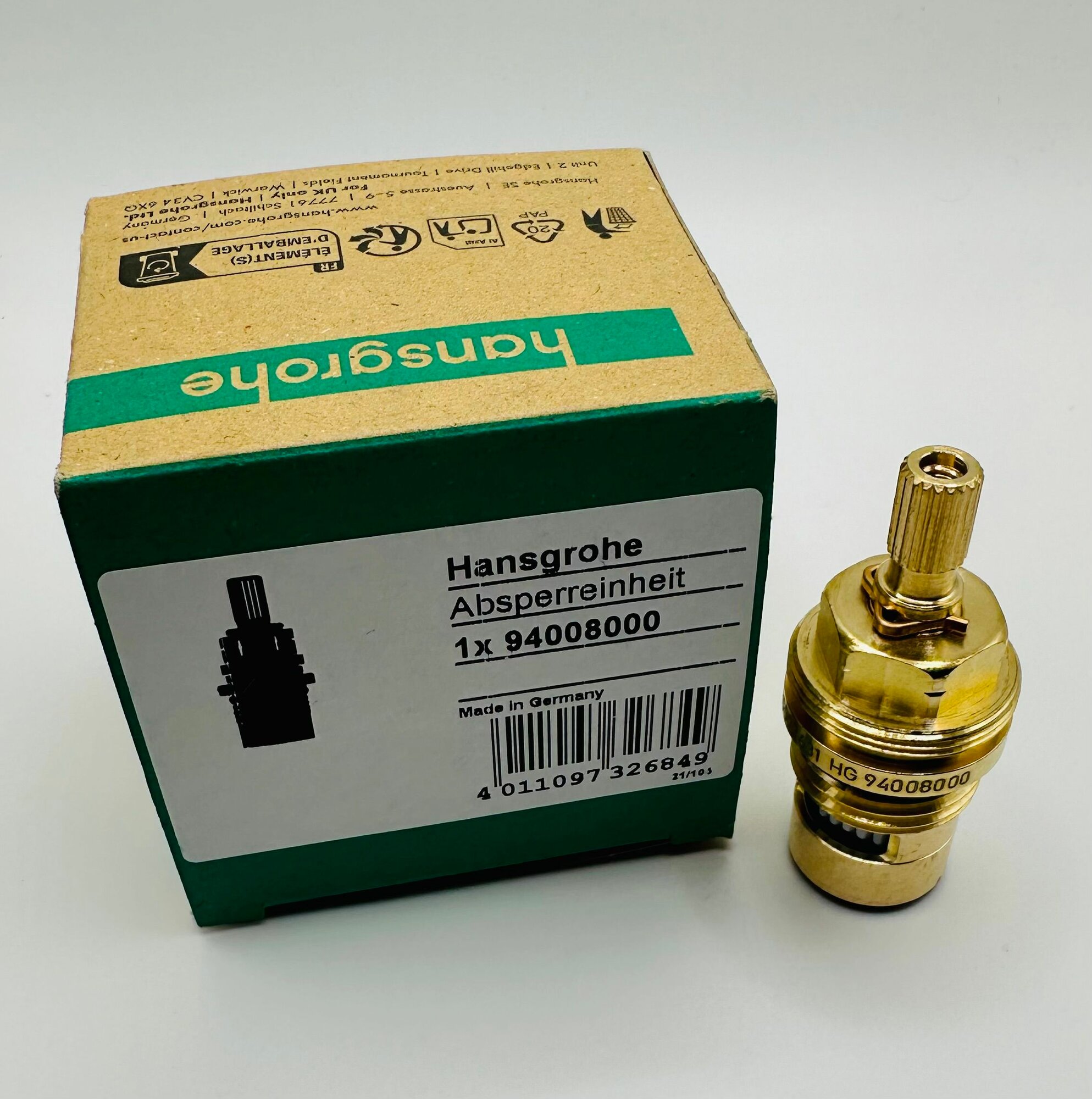 Кран-букса керамическая 1/2 Hansgrohe 94008000