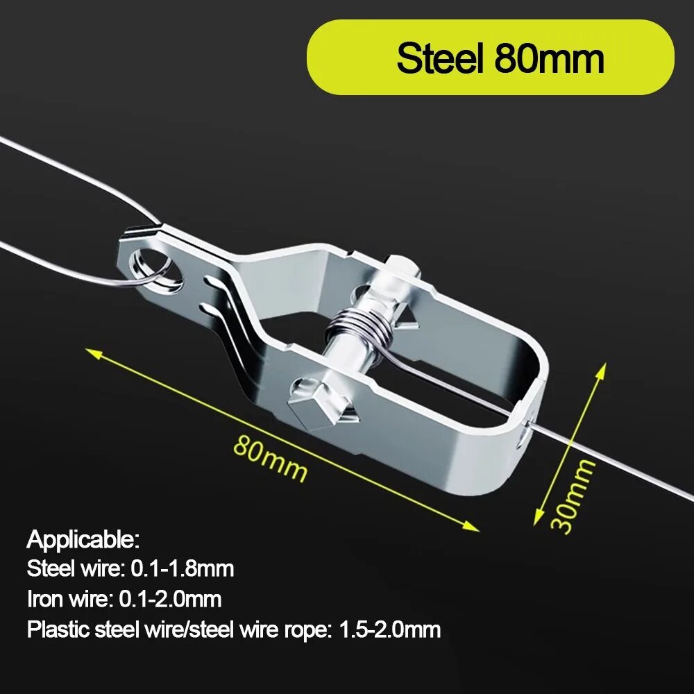 Новый сверхмощный натяжитель проволоки, серебряный оцинкованный электрический забор, натяжитель троса, забор