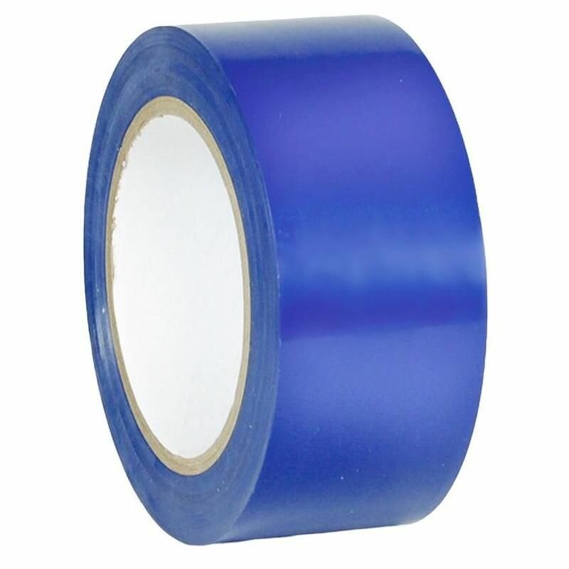 Лента для разметки Мельхозе ПВХ, синий, 50 мм x 33 м, КМSB05033