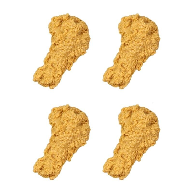 Искусственные куриные крылья 4 шт, Жареные куриные ножки