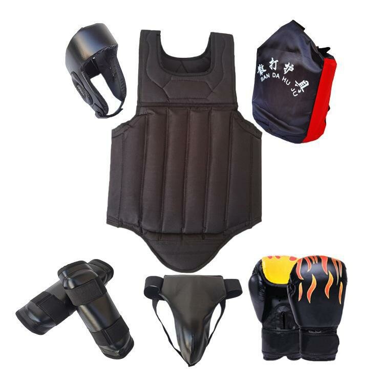 Набор защитного снаряжения для спарринга, тренировки для детей и взрослых, защитное снаряжение для борьбы и бокса для мужчин и женщин, полный комплект спортивного оборудования