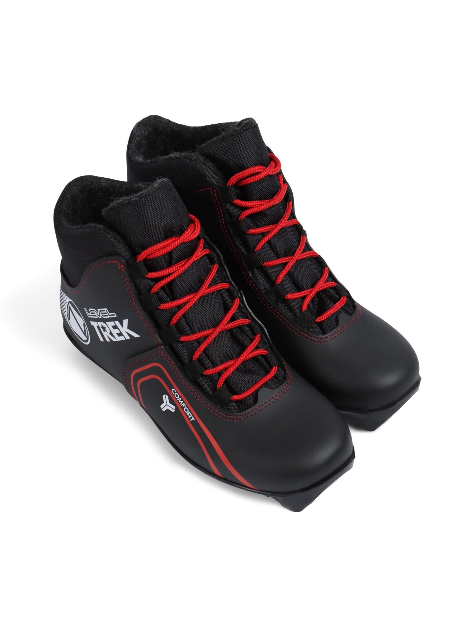 Ботинки лыжные Level 2 TREK, NNN, р. 36, искусственная кожа, чёрные