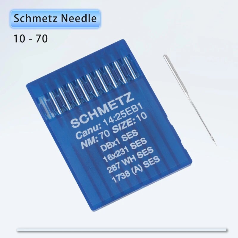 Швейные иглы Schmetz DBX1 50 шт. Синий, 10 - 70