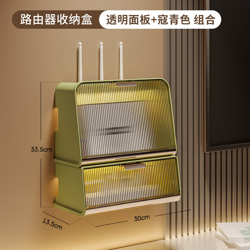 Коробка для хранения WiFi роутера, полка для ТВ-приставки, органайзер для кабелей, коробка для размещения беспроводного модема