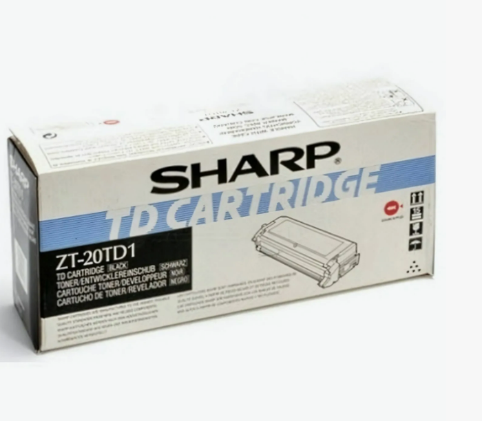 Картридж Sharp ZT20TD1, совместим с моделями Z-20/Z-21/Z-25/Z-26/Z-27/Z-28, 2000 стр — фото 1