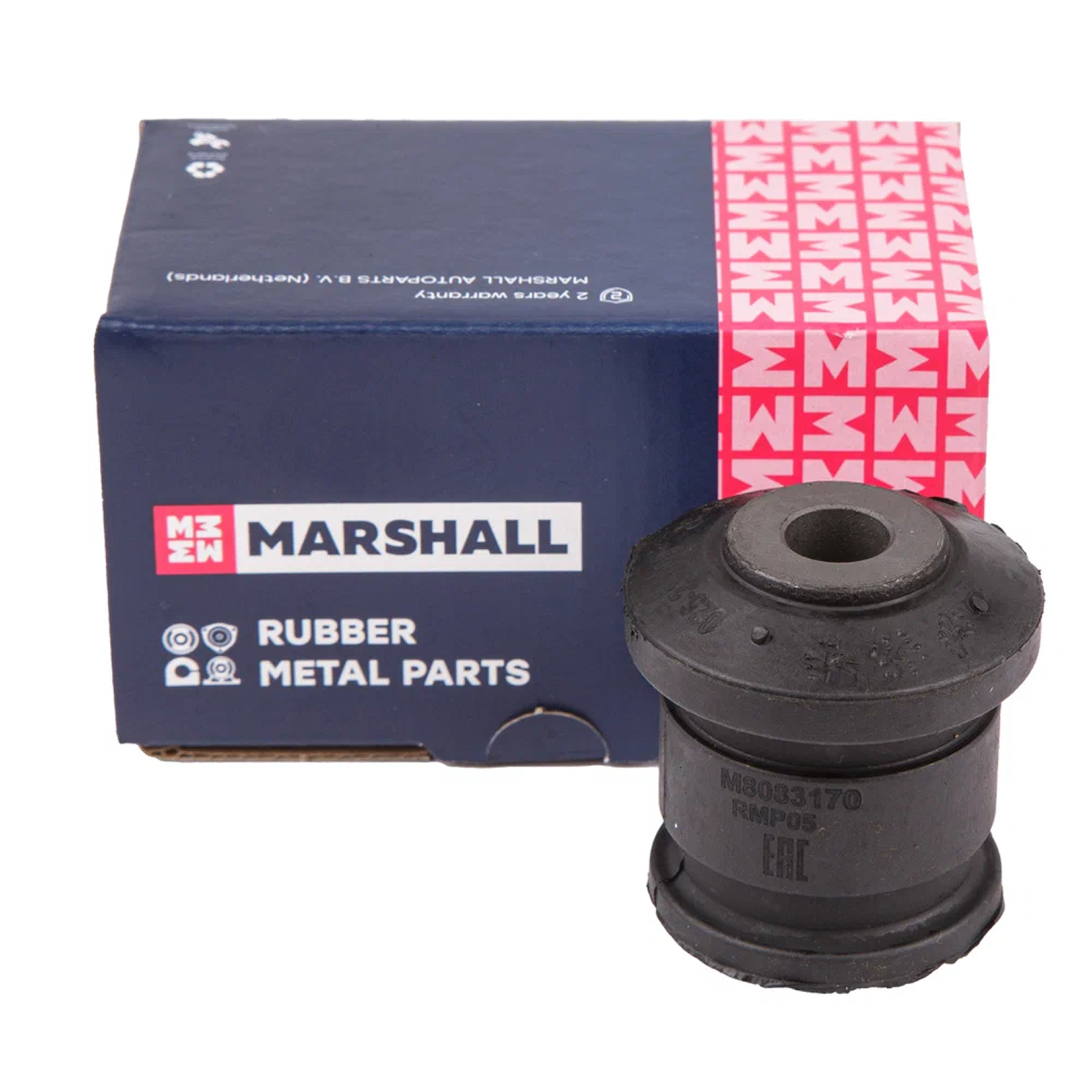 Сайлентблок MARSHALL, для Mazda 2/Ford Fusion/Fiesta V, передний, черный