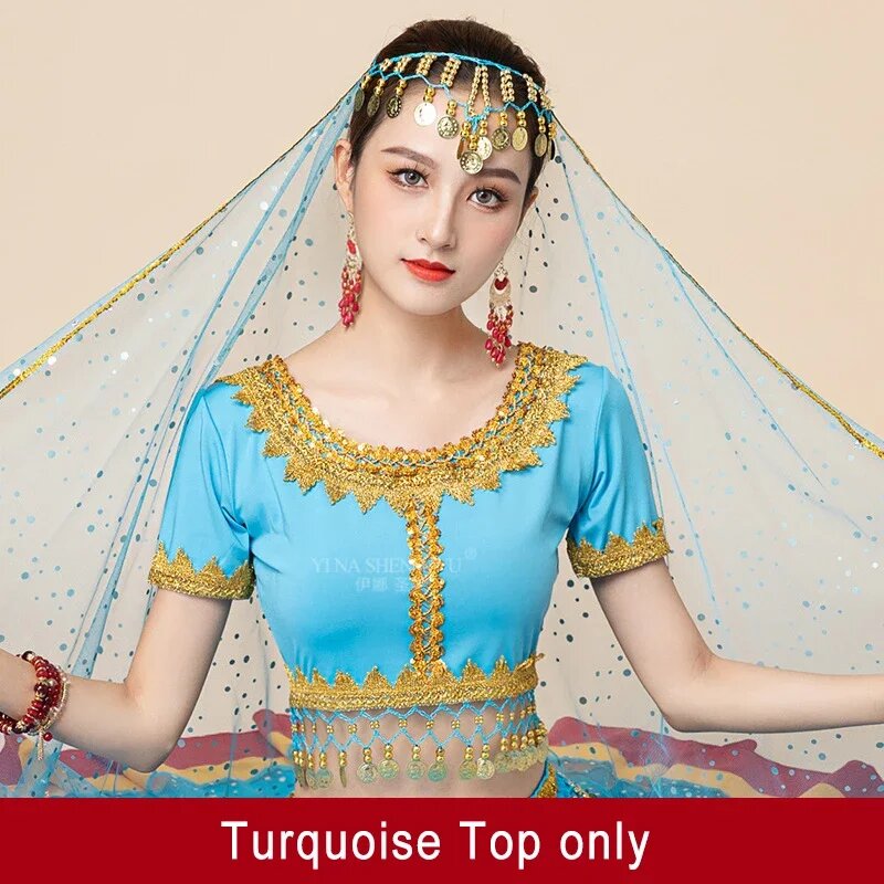 Топ для танца живота Turquoise Top, размер L