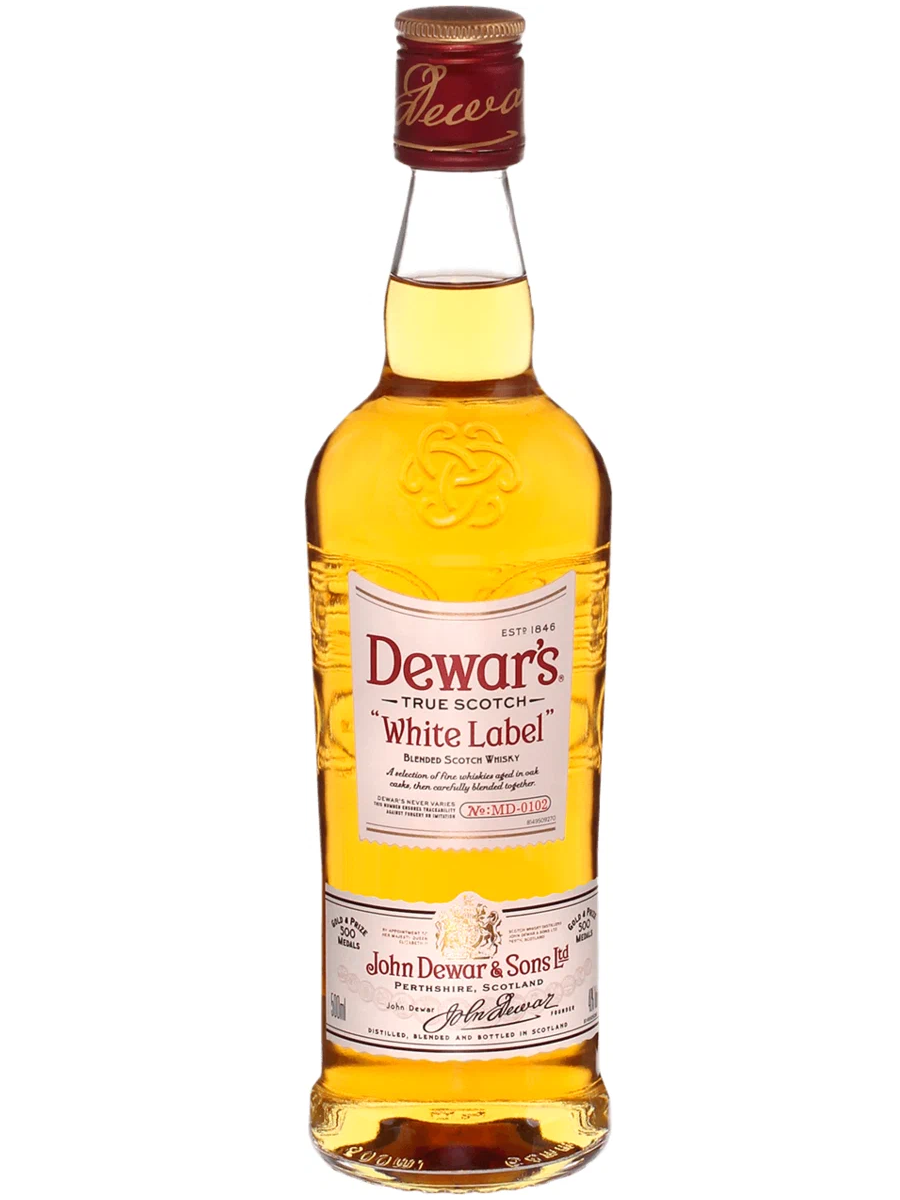 Виски Dewar's White Label, 0,5 л, купажированный, 40%, Шотландия