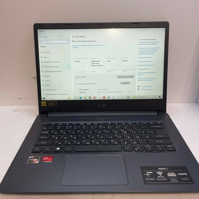 Ноутбук Acer Aspire 3 A314-22