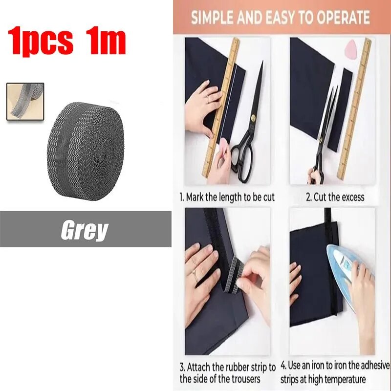 Самоклеящиеся наклейки для брюк, термоклеевая лента для подгибки, инструмент для ремонта и укорачивания брючин